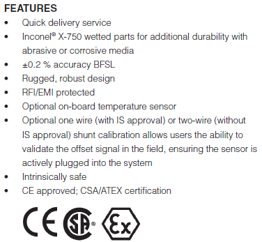Wing Union/Hammer Union Pressure Sensors Model 424 - 압력센서 - 주식회사 에스이엠